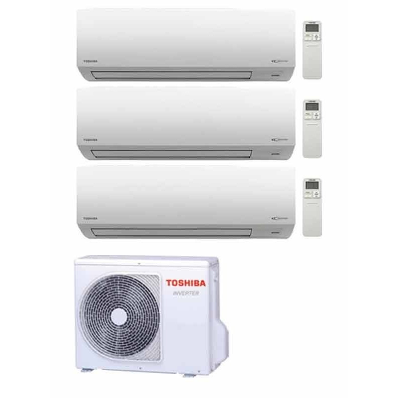 TOSHIBA SEIYA CONDIZIONATORE DUAL SPLIT 9000+12000 BTU INVERTER R32 - Zeta Idraulica