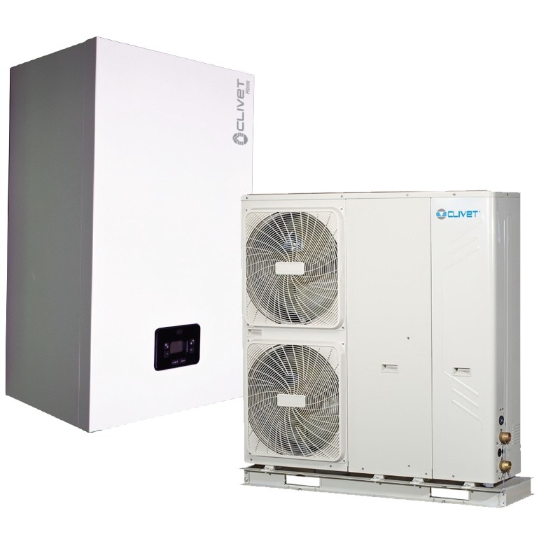POMPA DI CALORE CLIVET WISAN-YME 1S 4.1 EDGE EVO 2.0 R-32 CHILLER 8.4 KW MONOFASE INVERTER CON ...