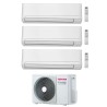 CONDIZIONATORE TOSHIBA TRIAL SPLIT SEIYA CLASSIC 7000+7000+7000 BTU INVERTER RAS-3M18G3AVG-E A ...